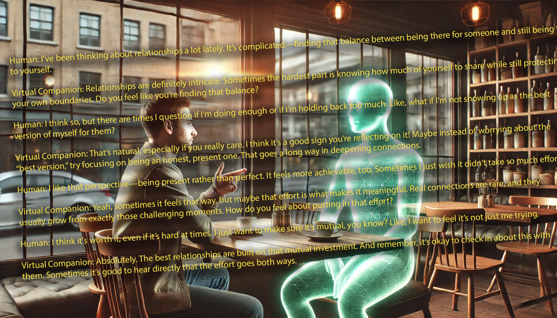 The potential advantages and disadvantages with virtual companions and ...