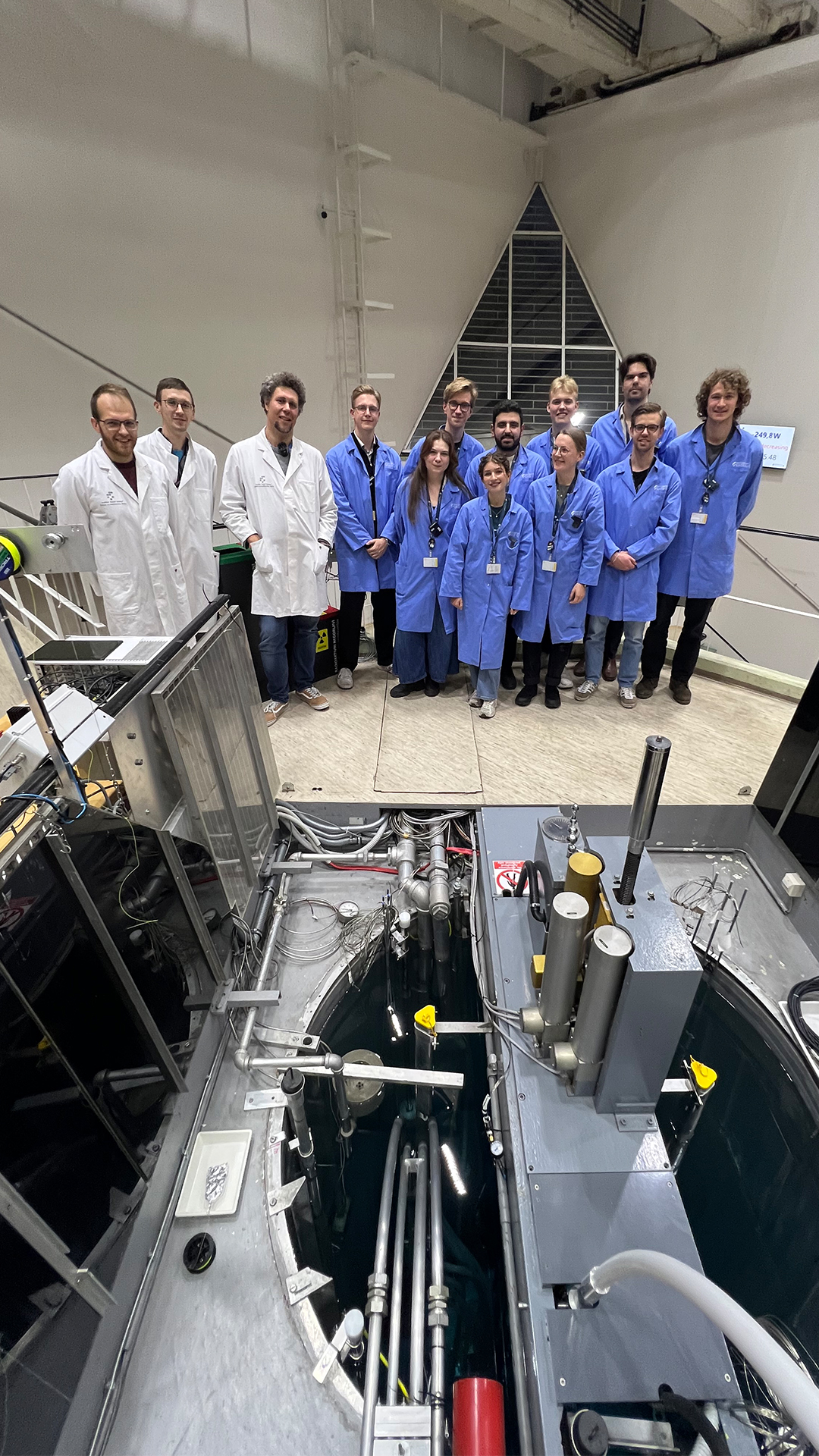 Chalmersstudenter fick praktisk träning i kärnreaktorfysik