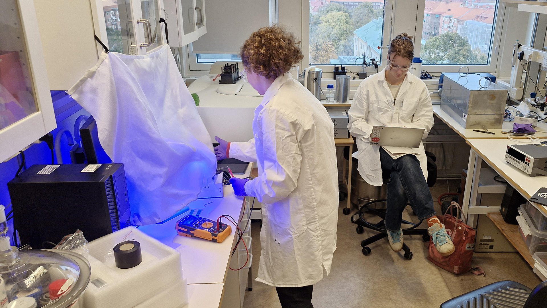 The solar cell lab gave students a “wow” moment